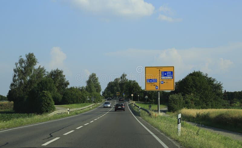 Germany highway editorial photography. Image of asphalt - 34017167