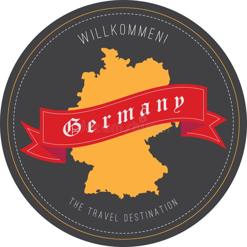 Germany label design stock vector. Illustration of germany - 182812561