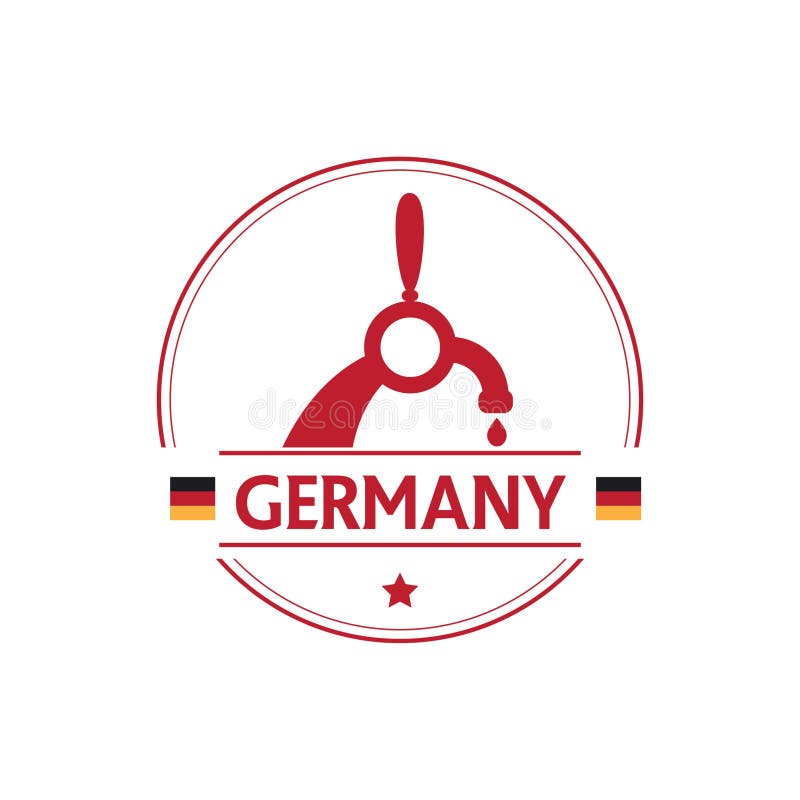 Germany Label Design. Vector Illustration Decorative Design Stock ...