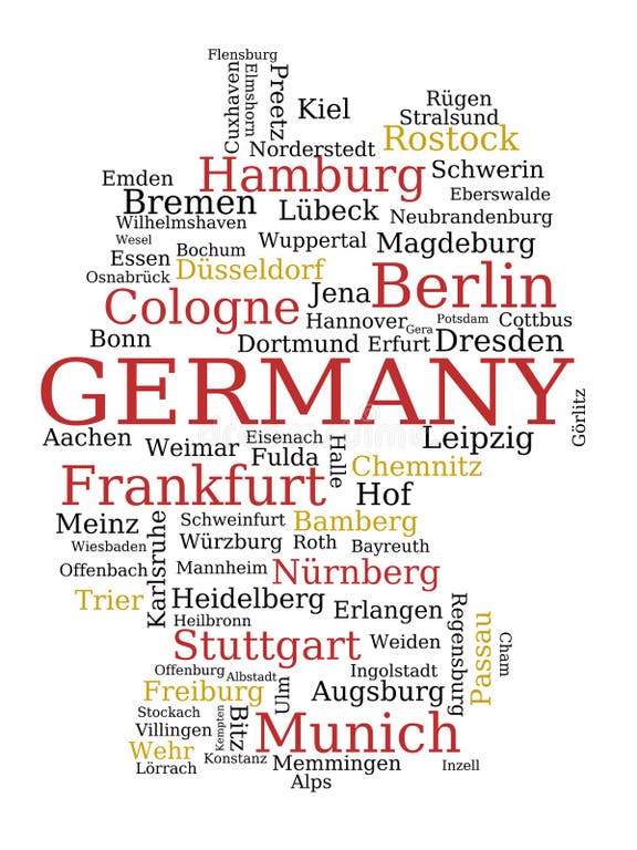 German Cities Map Stock Illustrations – 895 German Cities Map Stock ...