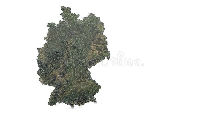 A Germany Map of Digital Isolated Illustration Stock Image - Image of ...