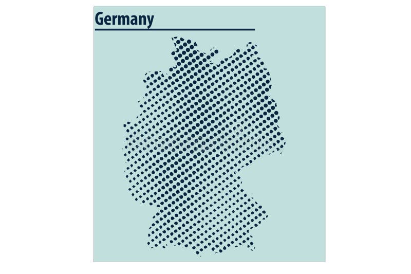 Germany Map Illustration Vector Stock Vector - Illustration of outline ...