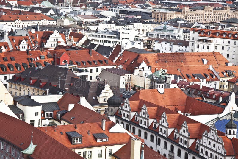 Germany, Munich. the View from the Top Stock Image - Image of landscape ...
