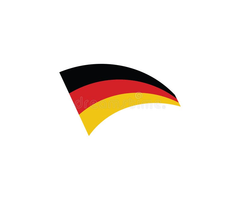 Germany National Flag Country Emblem State Symbol Stock Illustration ...