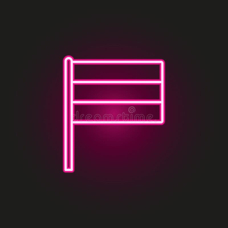 Germany Map with Neon Light. Creative Design of German Country with ...