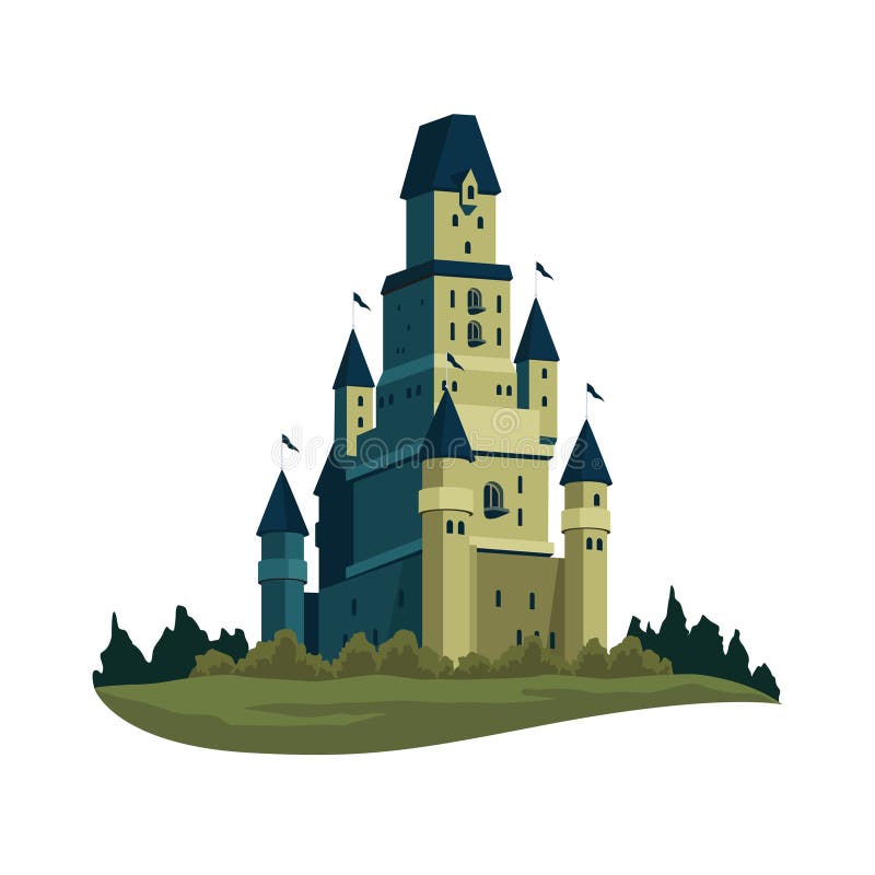 Germany Neuschwanstein Castle Medieval Stock Vector - Illustration of ...