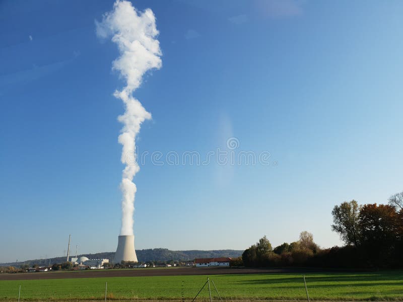 Germany nuclear plant stock image. Image of industry - 131650345