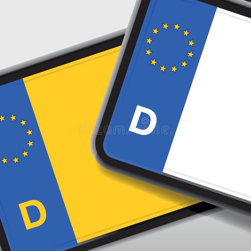 Uk number plate stock vector. Illustration of highway - 35576301