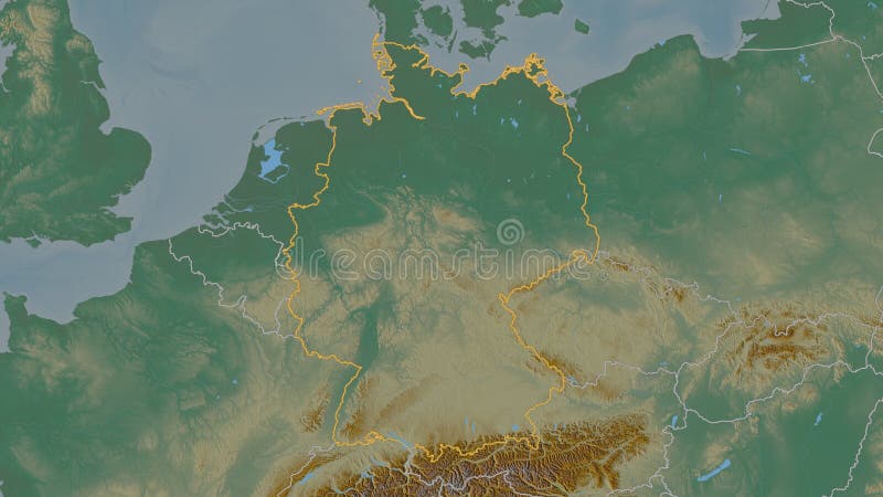 Germany Relief Map Stock Illustrations – 837 Germany Relief Map Stock ...