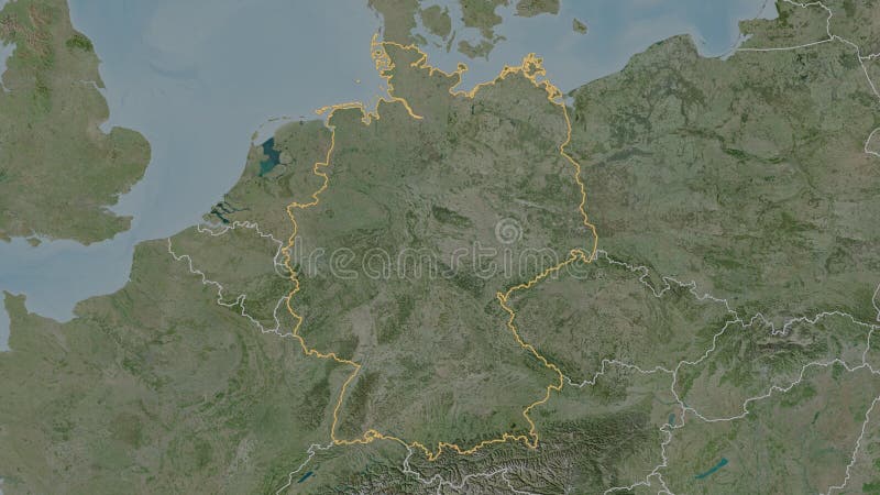 Germany as an overview stock illustration. Illustration of federal ...