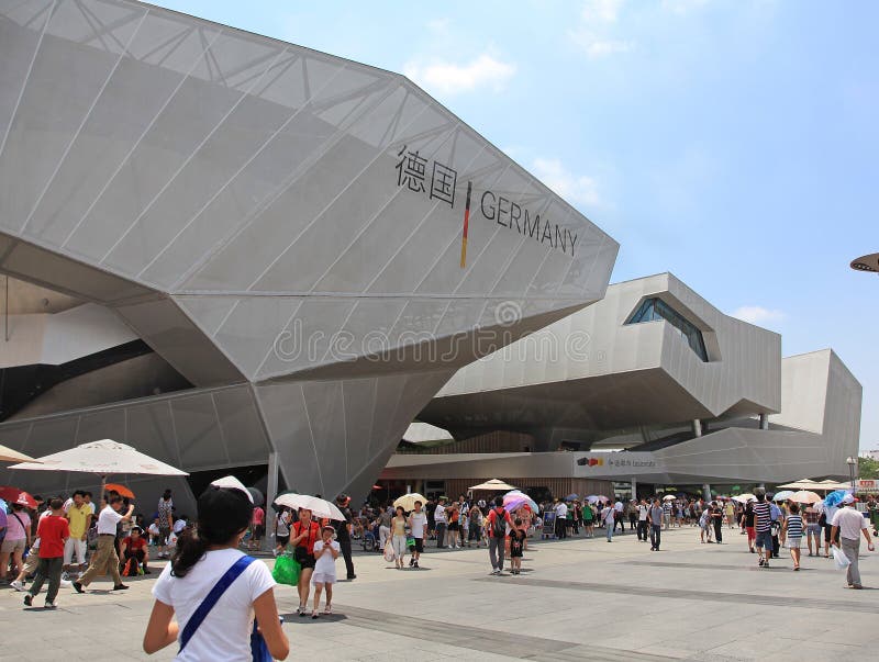 Germany Pavilion at the Expo 2010 Shanghai China Editorial Image ...