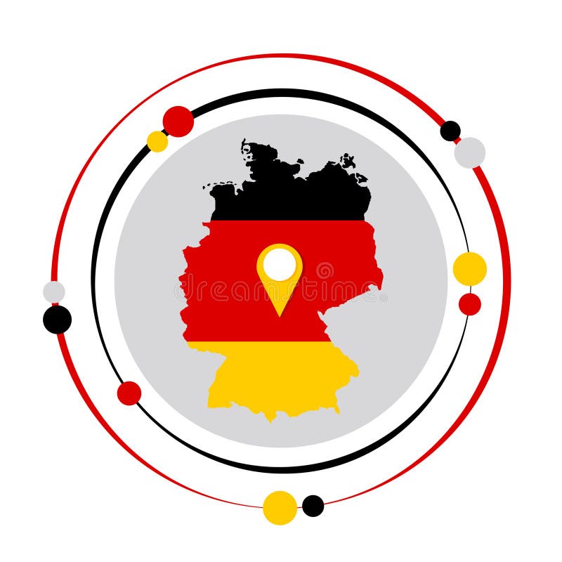German Germany Vector Illustration Graphic Icon Symbol of the Country ...