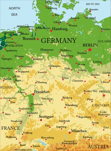 Germany Netherlands Map Stock Illustrations – 2,495 Germany Netherlands ...