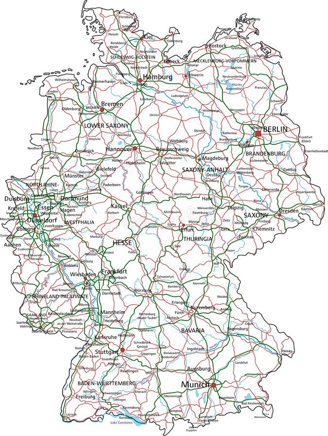 German freeway stock vector. Illustration of superhighway - 52495851
