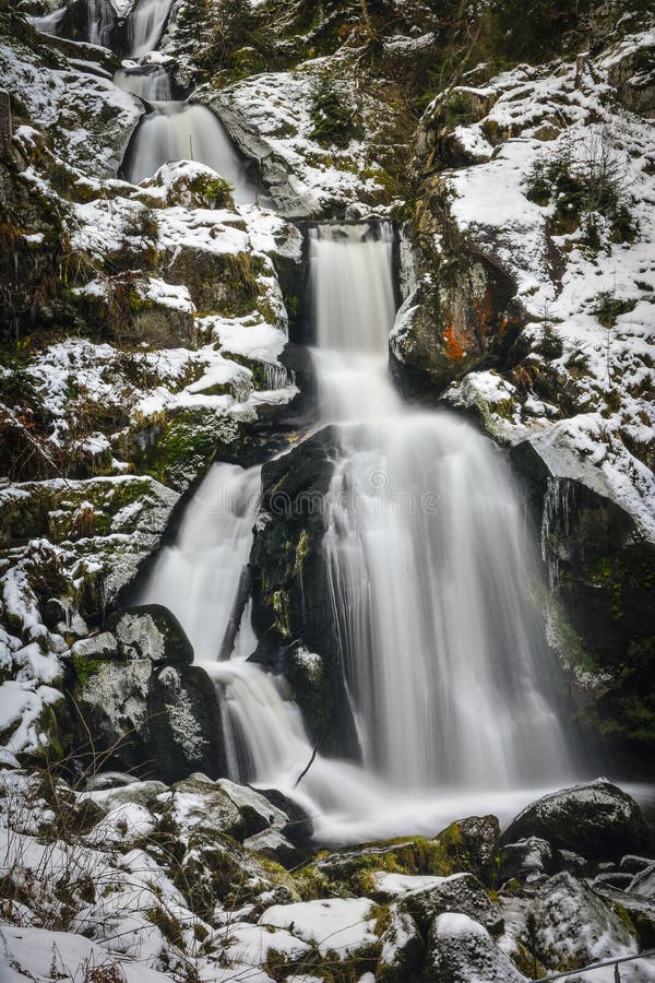 Germany S Tallest Waterfall. Stock Photo - Image of triberg, germany ...
