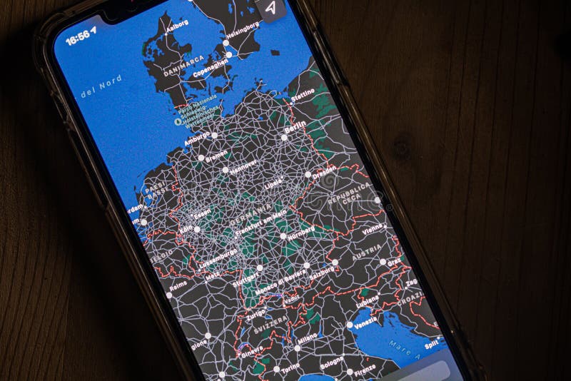 Map Covid 19 - red zone stock photo. Image of address - 213816984