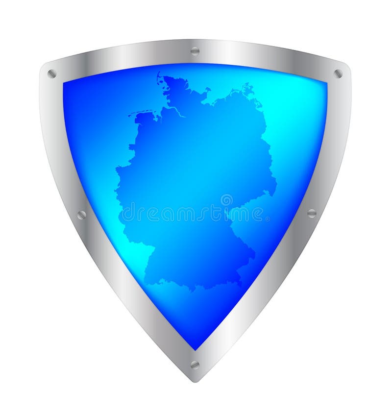 Germany shield stock vector. Illustration of website - 28466939