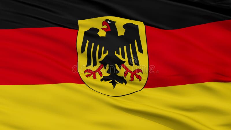 Germany State Flag Closeup Seamless Loop Stock Video - Video of closeup ...