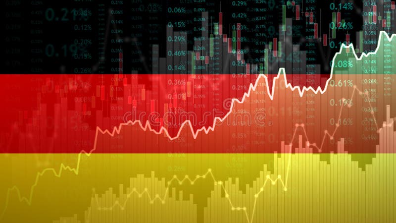 Germany Stock Market Growth and Financial Data Visualization Stock ...