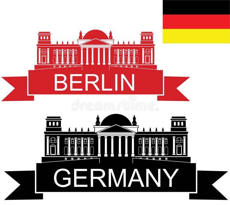 Germany stock vector. Illustration of brandenburg, german - 53385994
