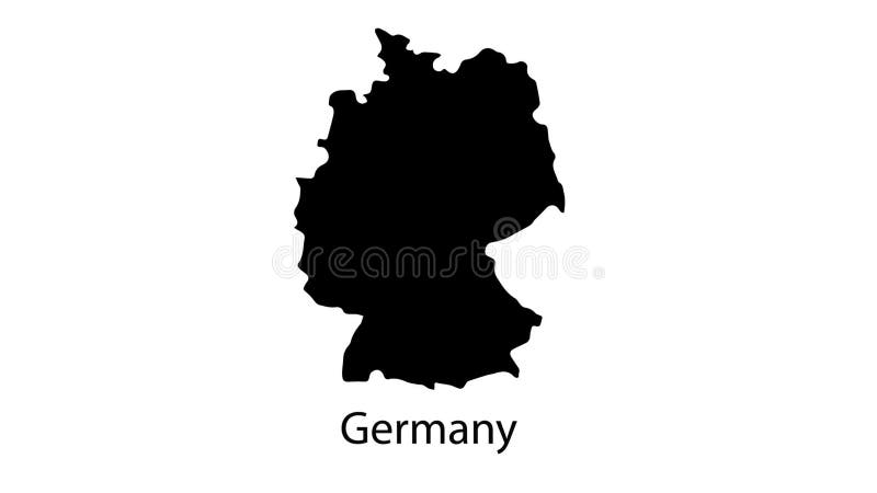 Germany Vector Map. Globe-like World Map Icon Stock Footage - Video of ...