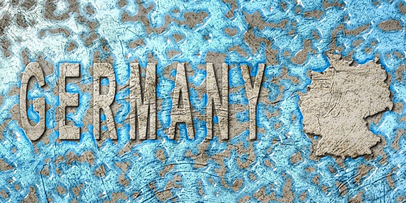 Germany Water Management Concept Stock Illustration - Illustration of ...