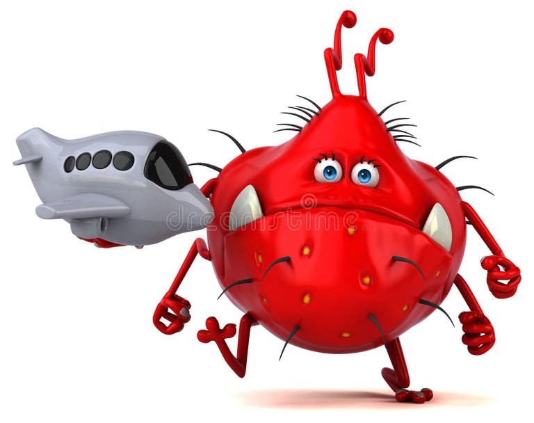 Germe D'amusement - Illustration 3D Illustration Stock - Illustration ...