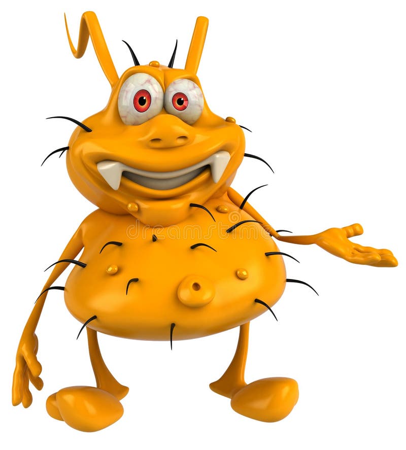 Germe do divertimento ilustração stock. Ilustração de ajudas - 46091935