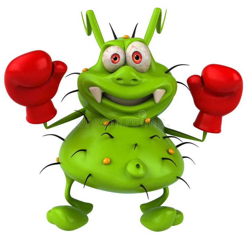 Germe do divertimento ilustração stock. Ilustração de erros - 44940467