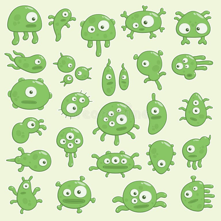 Germes ilustração do vetor. Ilustração de câncer, verde - 14695391