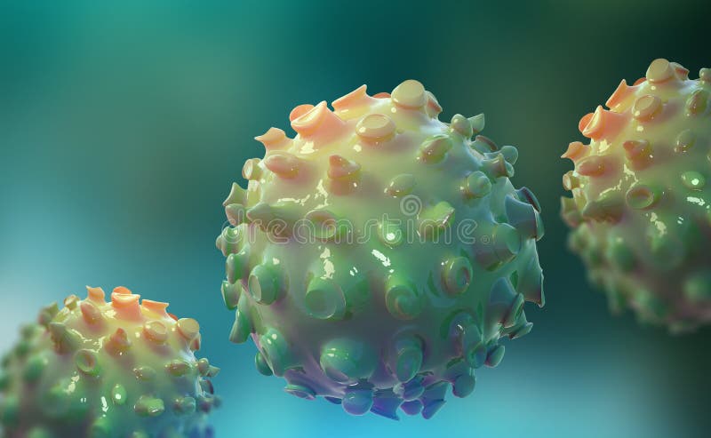 Germes, Microorganismes Et Cellules Au Microscope. Virus, Bactéries Et ...