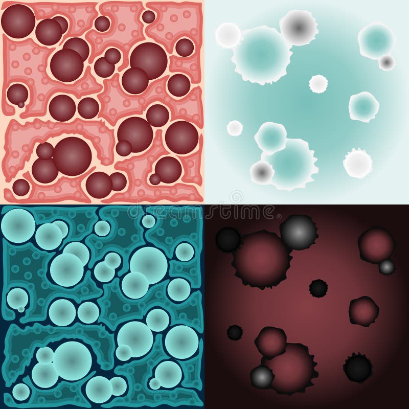 Germes sous le microscope illustration stock. Illustration du germe ...