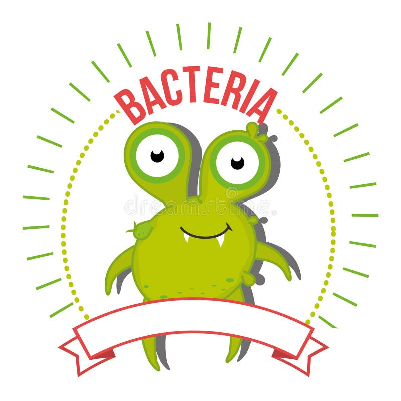 Germi E Fumetto Dei Batteri Illustrazione di Stock - Illustrazione di ...