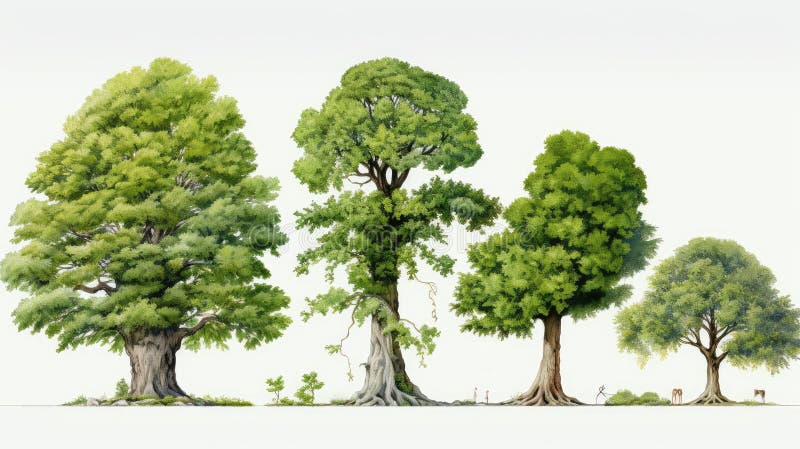 Germination Stages of Tree Growth Stock Image - Image of stages ...
