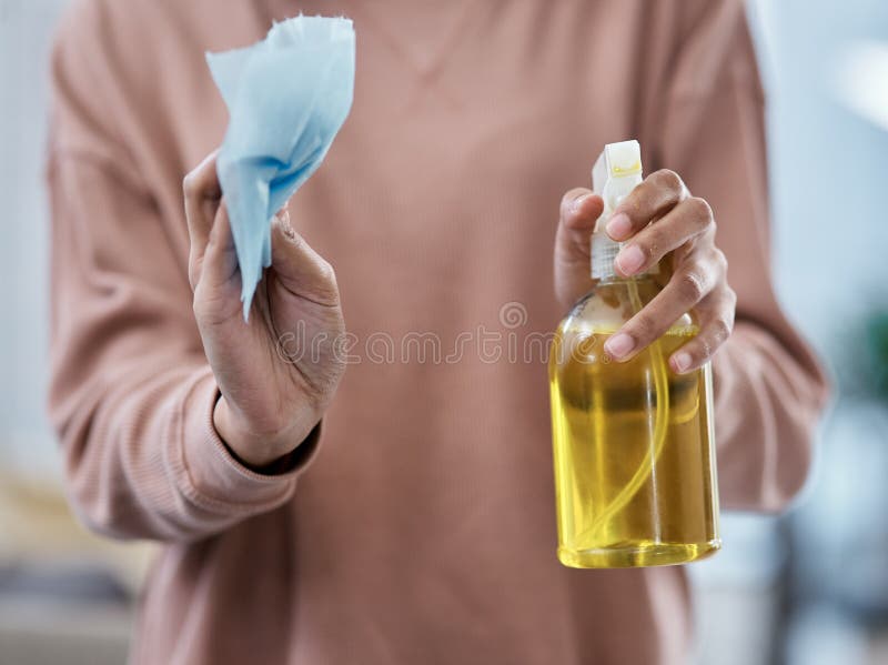 When Germs Attack, so Do I. an Unrecognisable Woman Using Wipes and ...