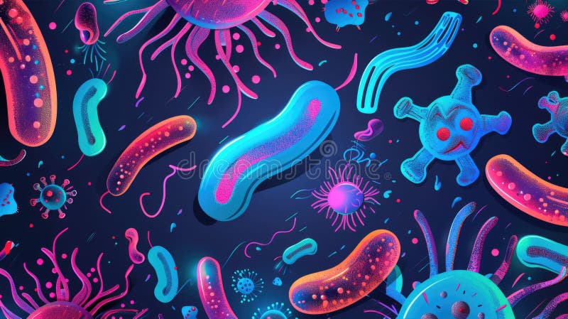 Germs Bacteria Dark Mysterious Background Stock Photos - Free & Royalty ...