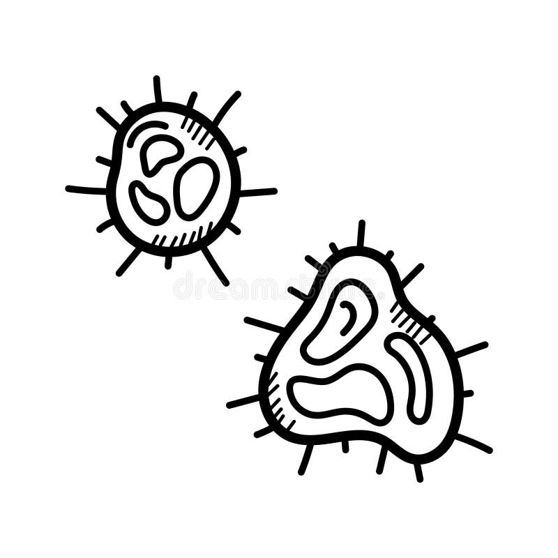 Germs stock illustration. Illustration of learning, microorganisms ...