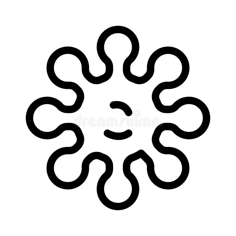 Germs Stick Vector Thin Line Icon Stock Illustration - Illustration of ...