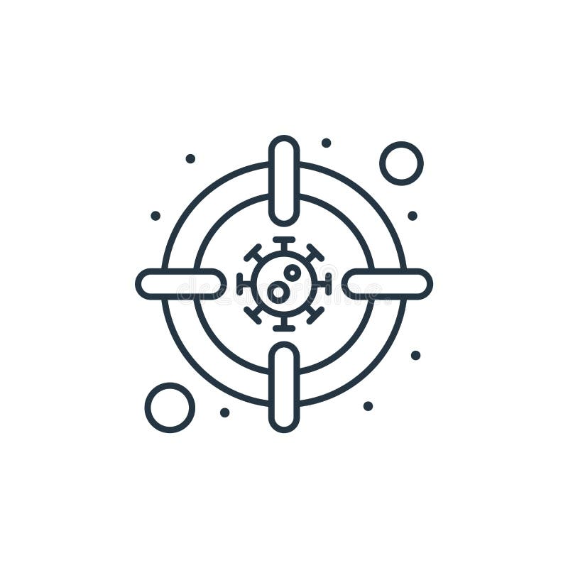 Germs Vector Icon. Germs Editable Stroke. Germs Linear Symbol for Use ...