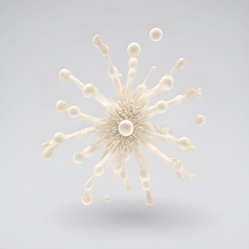 Germs Virus Bacteria Molecule Bubble Structure Hi Tech Background ...