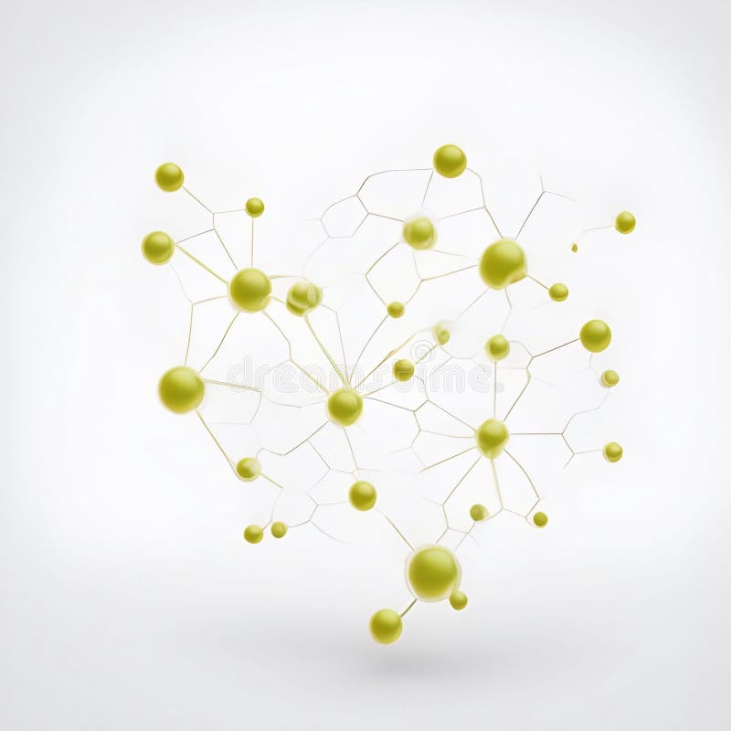 Germs Virus Bacteria Molecule Bubble Structure Hi Tech Background ...