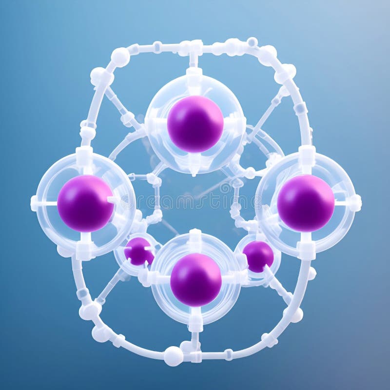 Germs Virus Bacteria Molecule Bubble Structure Hi Tech Background ...