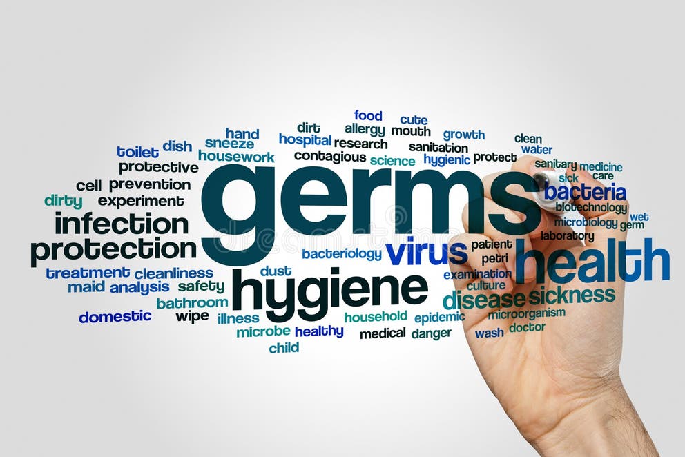 Germs word cloud stock illustration. Illustration of domestic - 88648649