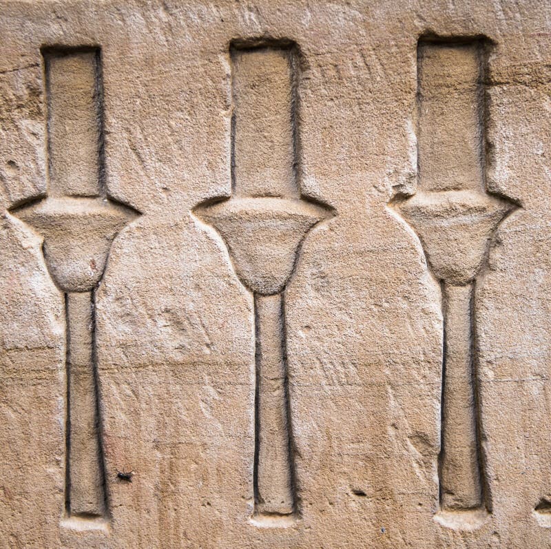 Geroglifici egiziani illustrazione di stock. Illustrazione di ...