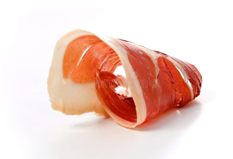 De Spaanse Besnoeiing Van Jamon Van De Ham Serrano Stock Foto - Image ...