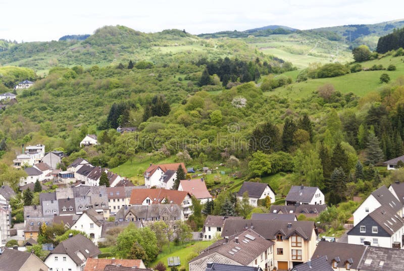 Gerolstein in Deutschland stockfoto. Bild von frühling - 39745506