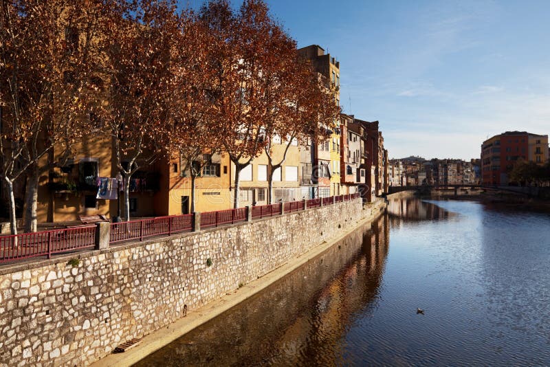 Gerona stock photo. Image of church, downtown, cathedral - 54170060
