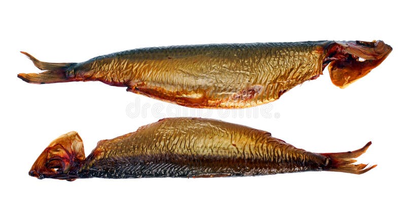 Hete Gerookte Haringen Op Een Witte Plaat Stock Foto - Image of ...