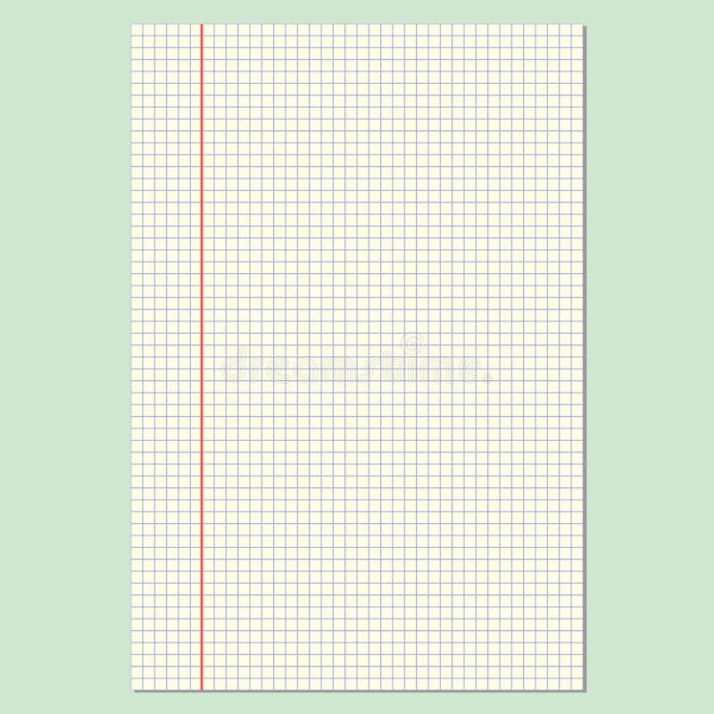 Geruit papier stock illustratie. Illustration of stootkussen - 43883709