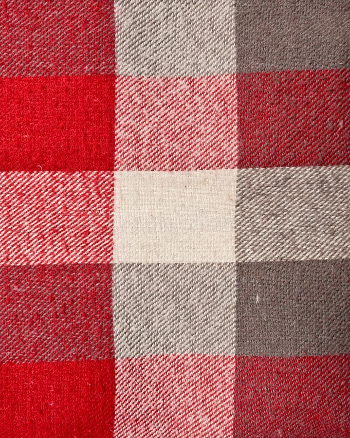 Geruit Schots Wollen Stofwol Stock Foto - Image of rots, materiaal ...